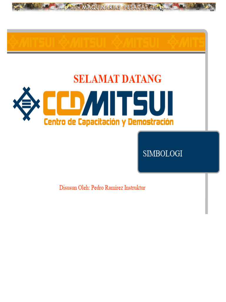 Kursus Simbol Mesin Berat Komatsu | PDF