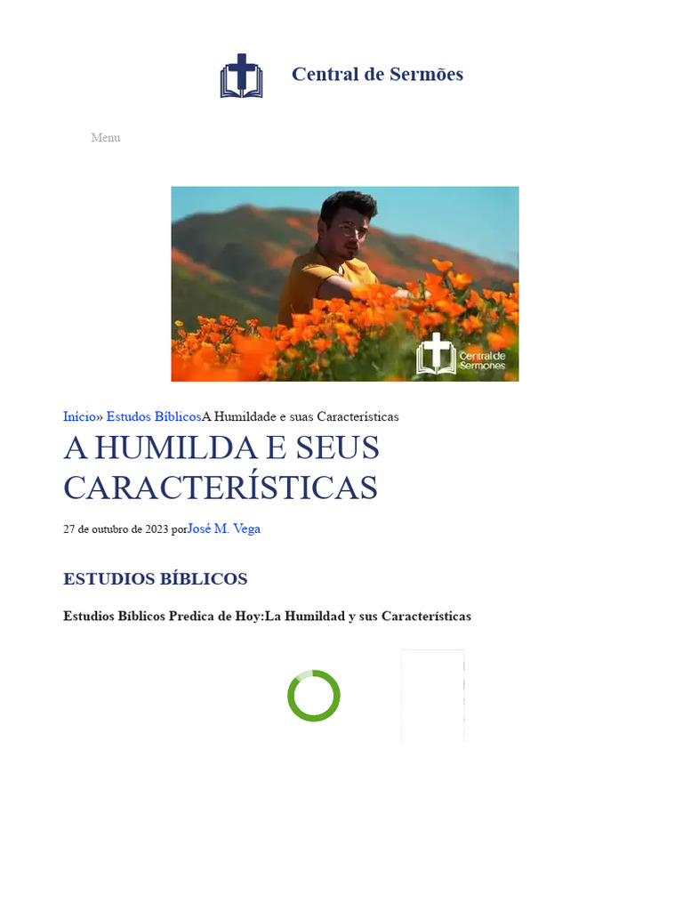 Humildade: Definição e Importância | PDF | Bíblia | Amor