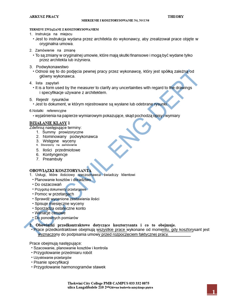 Teoria QS N4-N6 1 | PDF