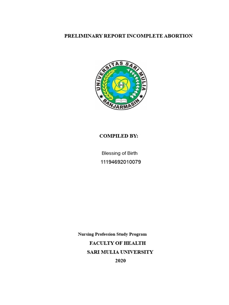 Incomplete Abortion: Causes and Management | PDF | Miscarriage | Fetus