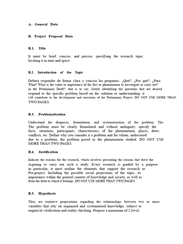 Structure of Thesis Preliminary Project UTEQ | PDF | Knowledge | Hypothesis