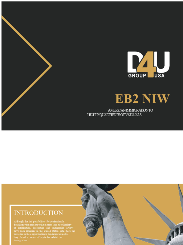 Ebook - Presentation of The Visa Eb2 Niw | PDF
