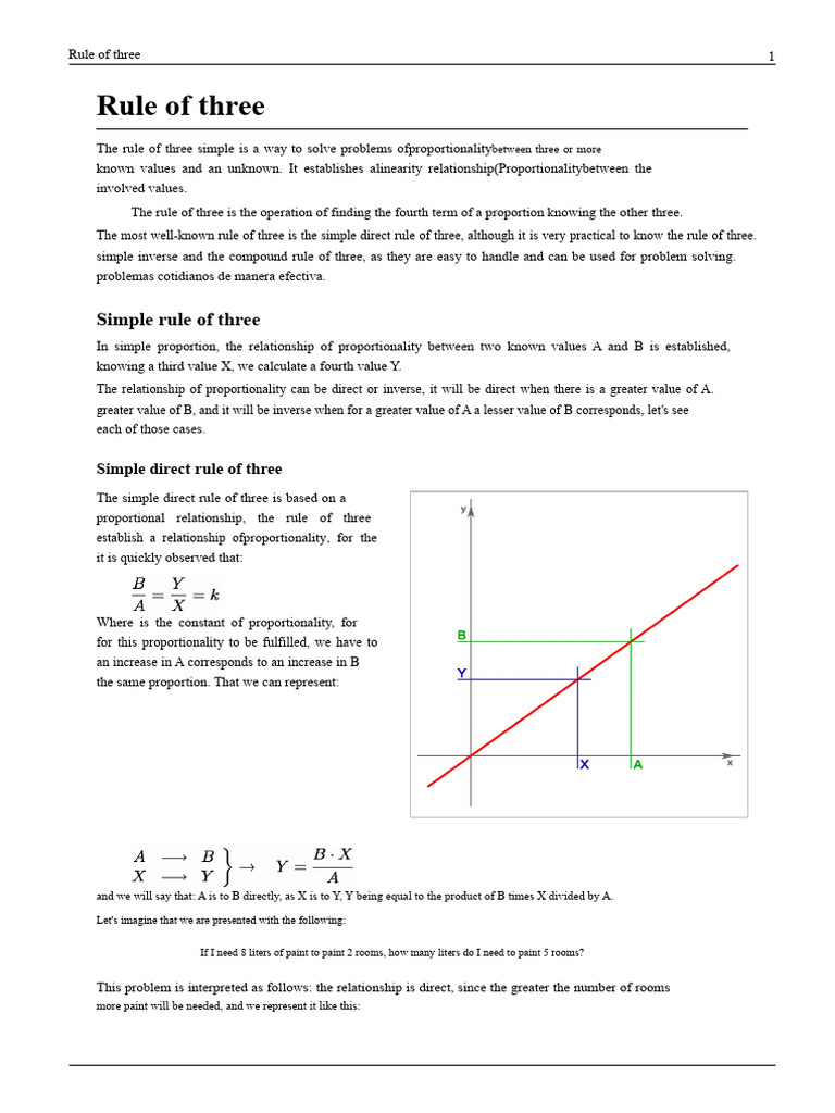Understanding the Rule of Three in Math | PDF | Pi | Mathematical Concepts