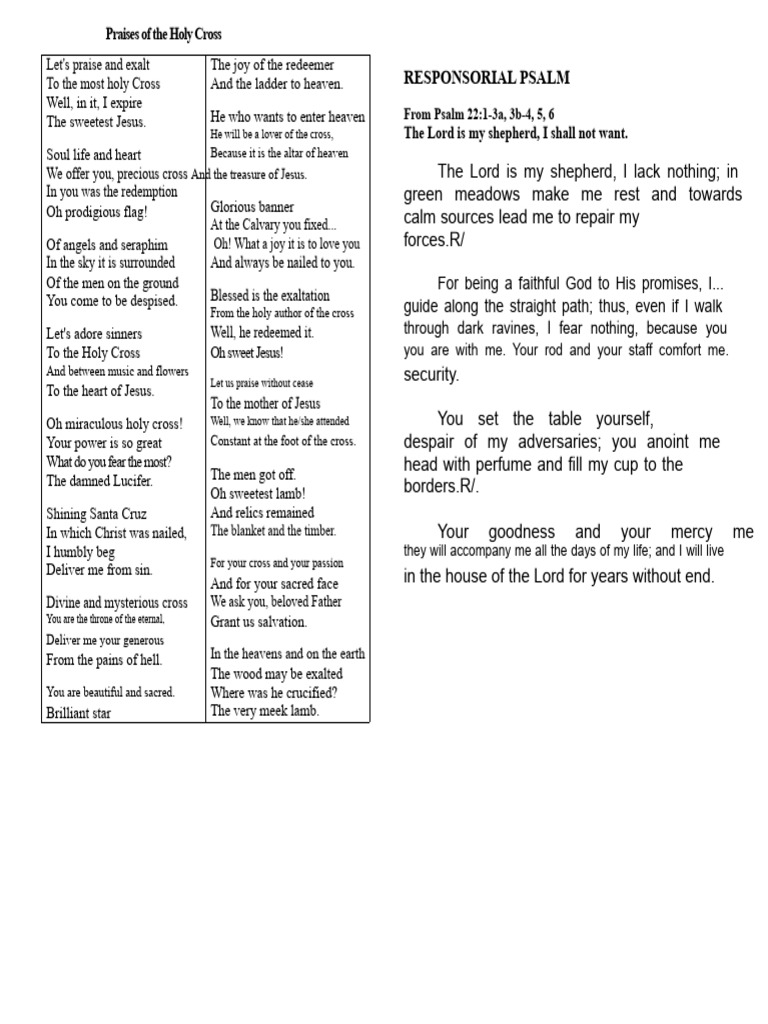 Exalting the Holy Cross: A Prayer | PDF | Salvation | Jesus