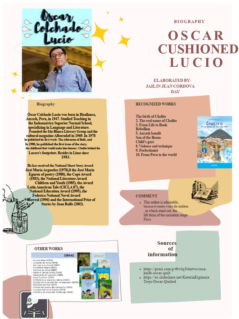 Document Biography OSCAR COLCHADO | PDF | Peru | Writing