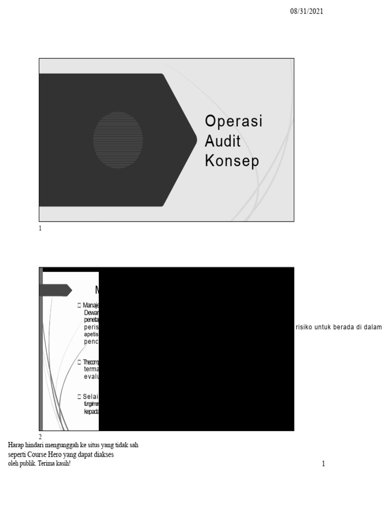 Gambaran Umum Audit Operasi_MARP | PDF
