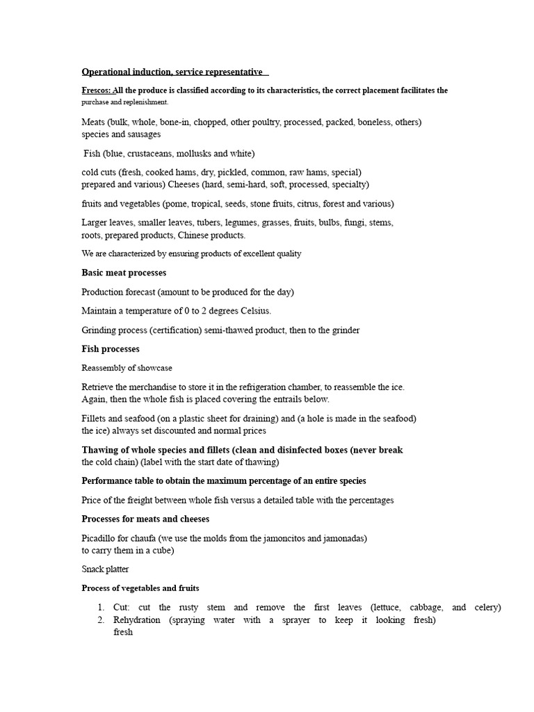 Operational Induction | PDF | Warehouse | Baking