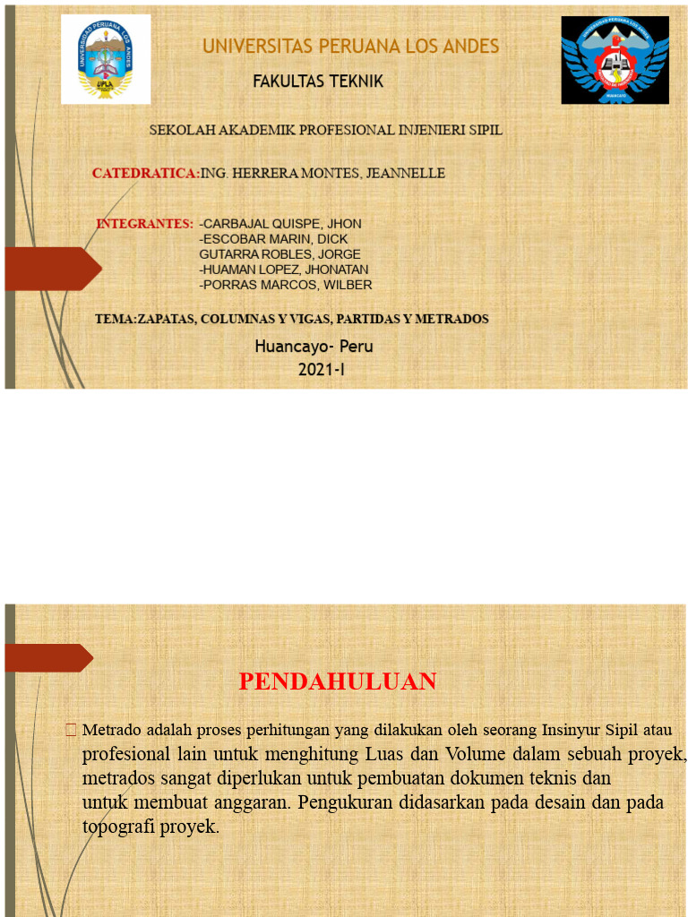 Pengukuran dan Item untuk Fondasi, Kolom, dan Balok | PDF
