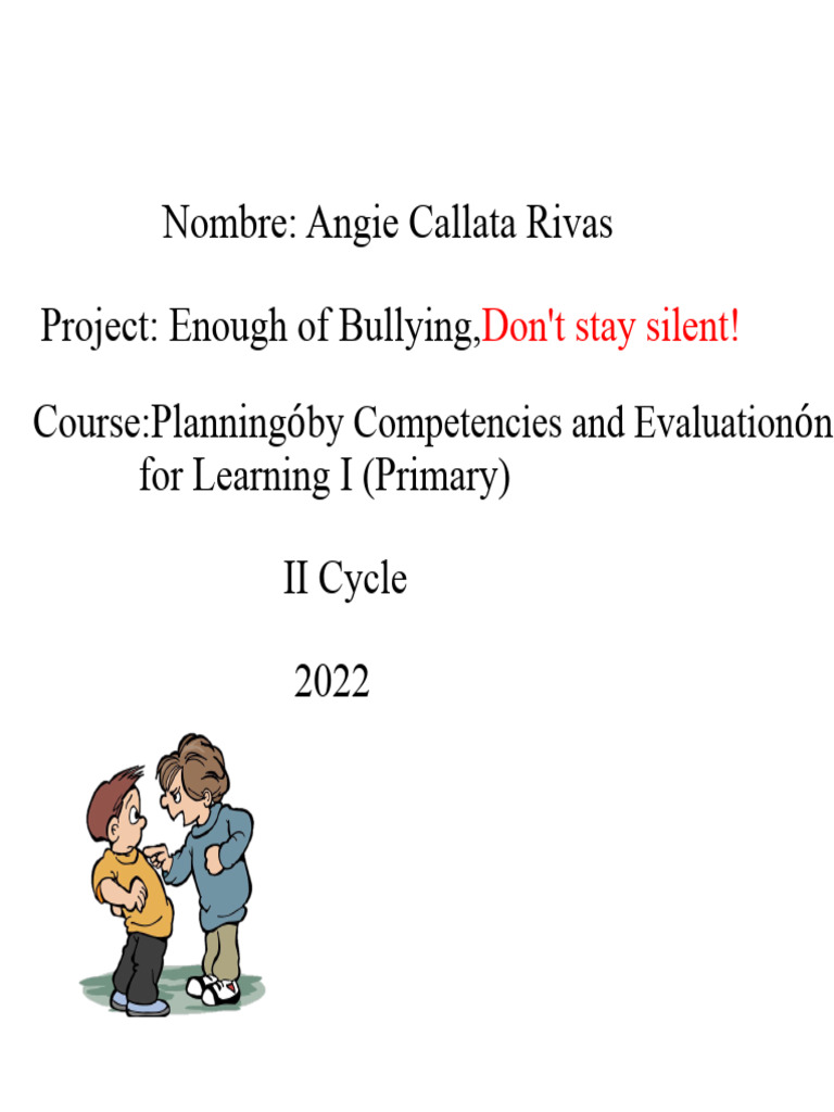 Project Name: Bullying | PDF | Bullying | Cyberbullying