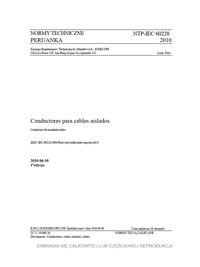 Iec 60228 | PDF