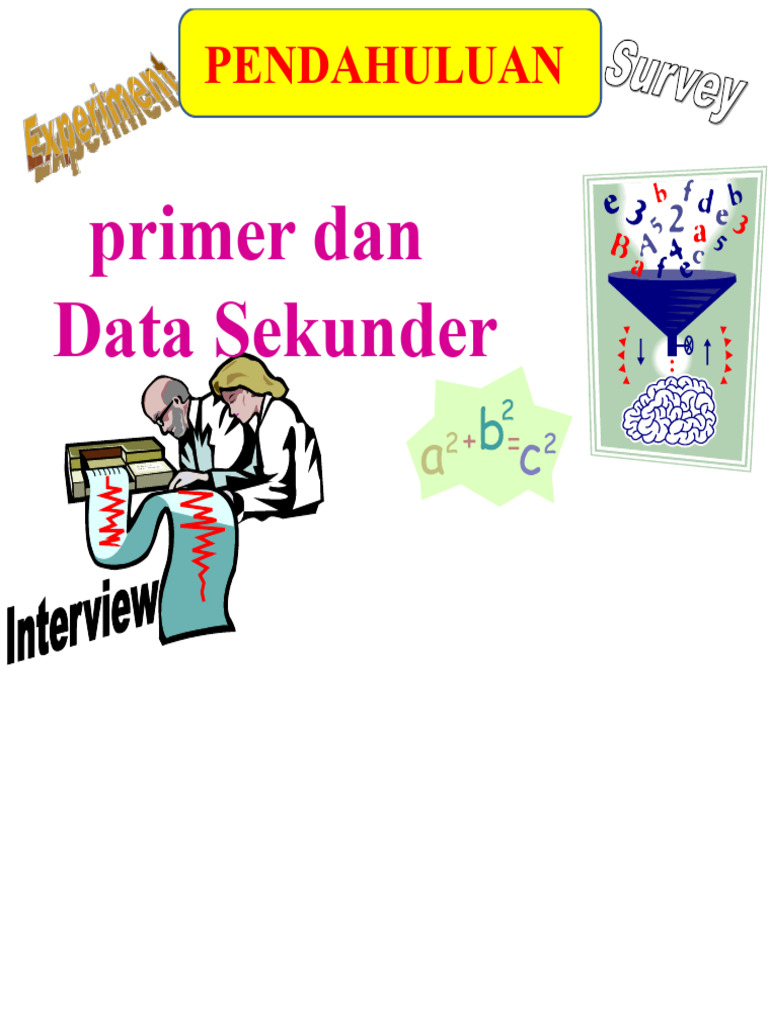 data primer dan data sekunder | PDF