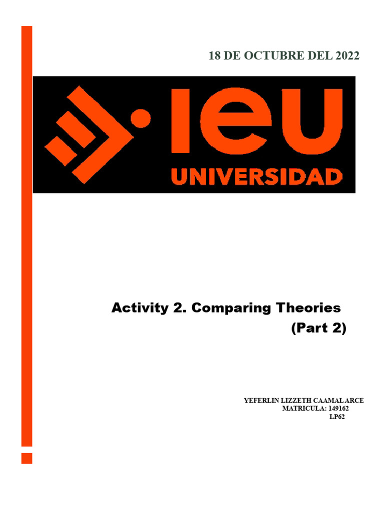 Comparing Personality Theories Analysis | PDF | Psychology ...
