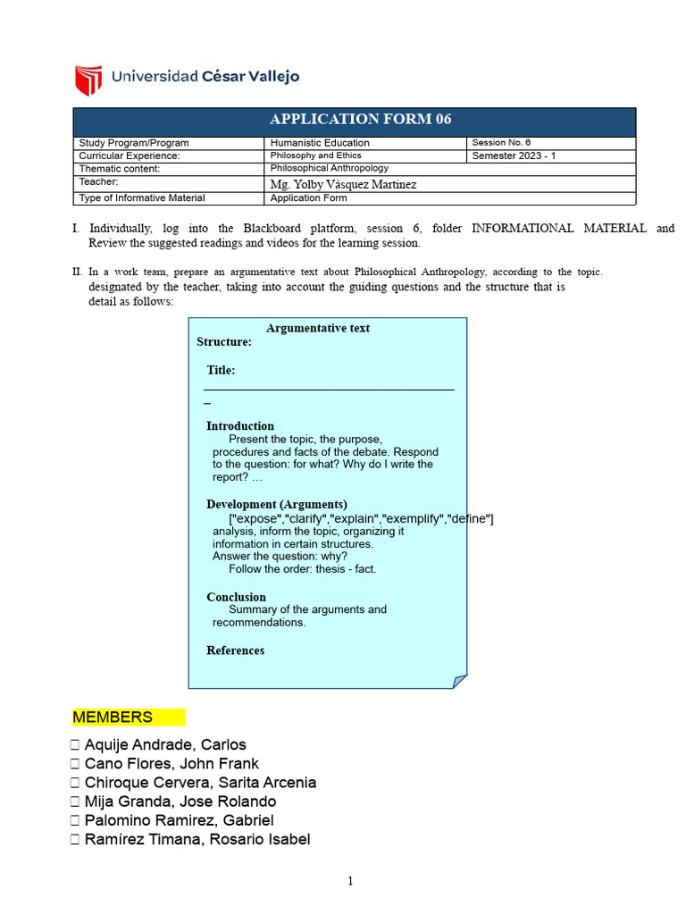 Application Form 6-2 | PDF | Community | Identity (Social Science)