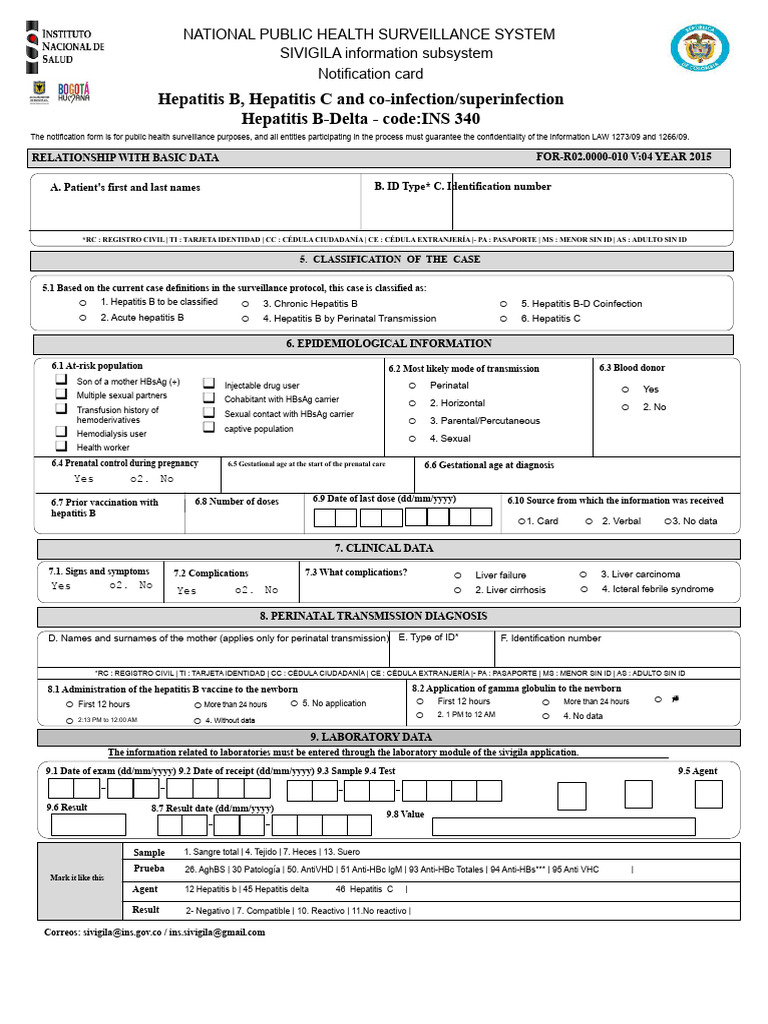 Hepatitis B Card | PDF | Hepatitis | Hepatitis B
