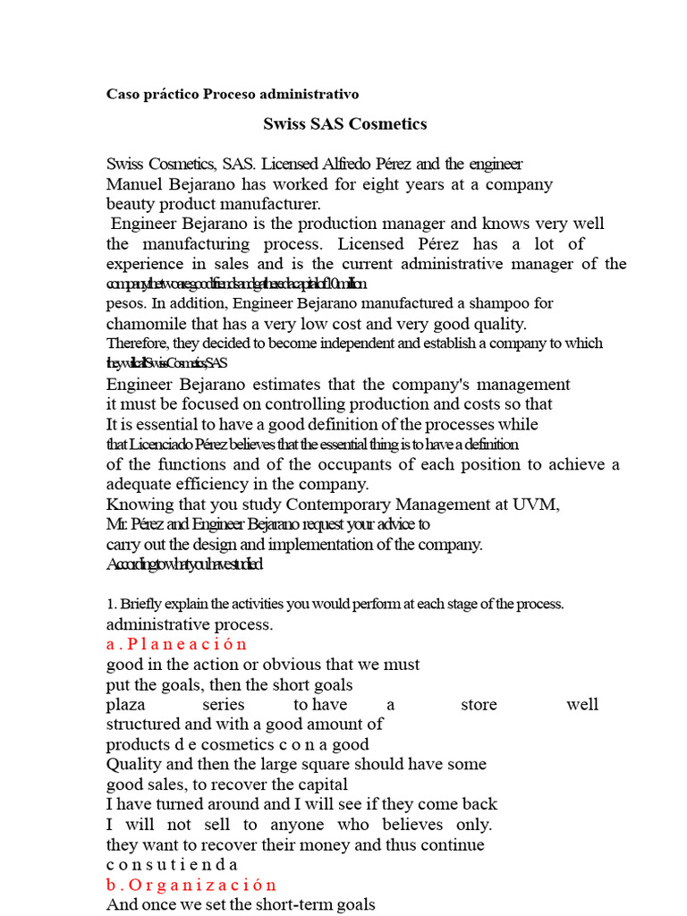 Case Study Administrative Process | PDF