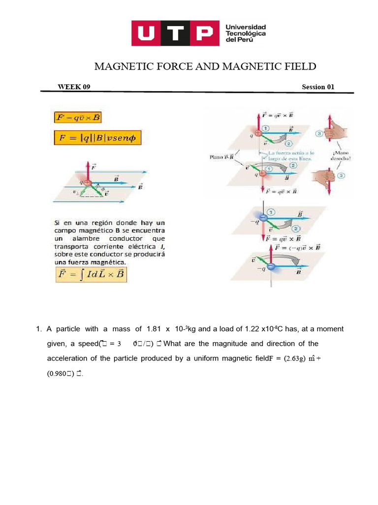 s09.s1- Solve Magnetic Field and Force | PDF | Force | Magnetic Field