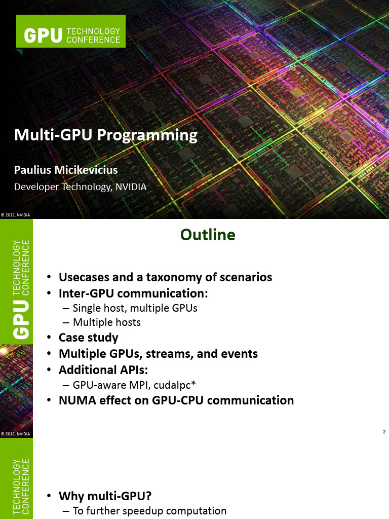 11 Multi GPUs | PDF | Graphics Processing Unit | Thread (Computing)
