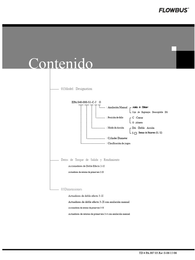 Datos Técnicos de La Serie FLOWBUS EPA | PDF | Equipo | Herramientas