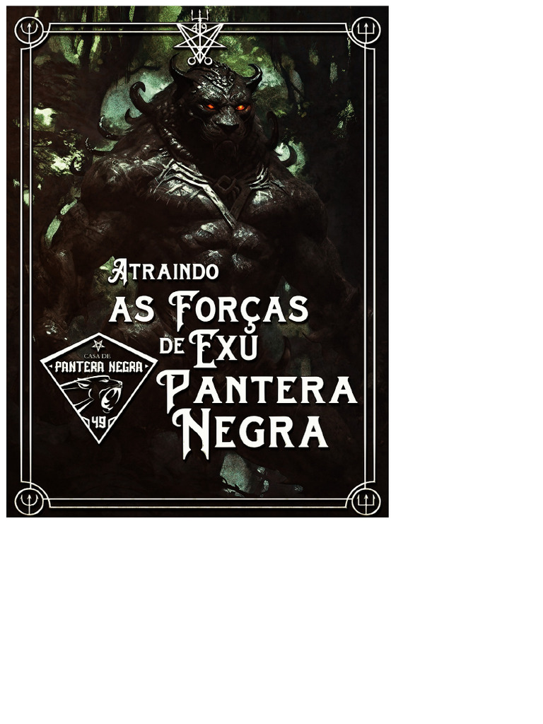 Ritual de Exu Pantera Negra en Quimbanda | PDF | Jaguar | Rituales