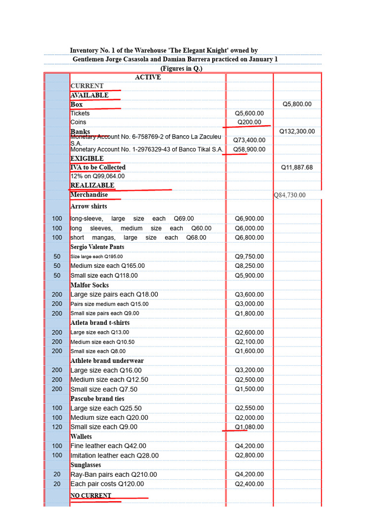Inventory and Balance Book 3 | PDF | Equity (Finance) | Financial Economics