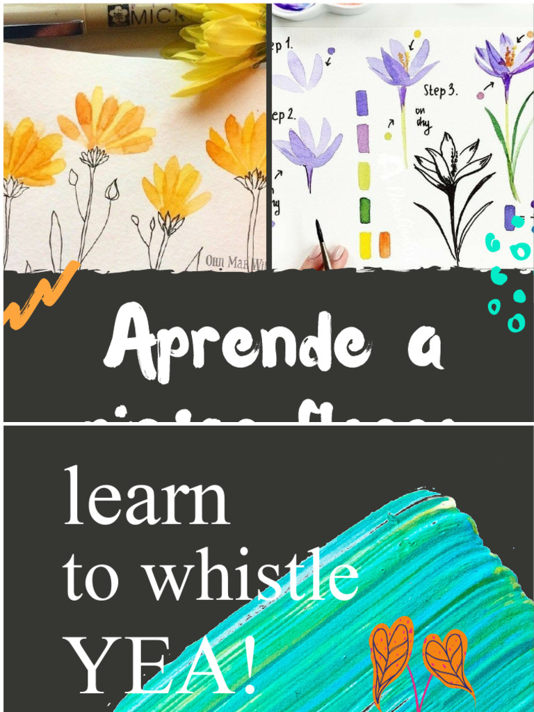 Learn To Paint Flowers in Watercolor | PDF