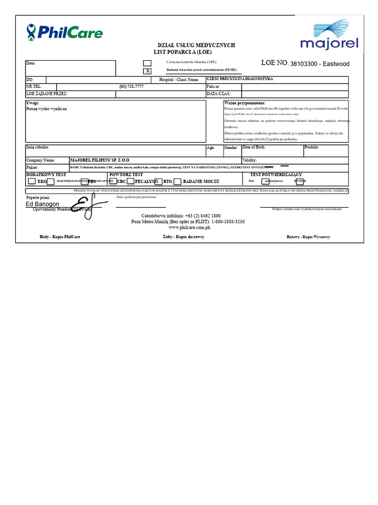 MAJORE PEME LOE CK zaktualizowane | PDF