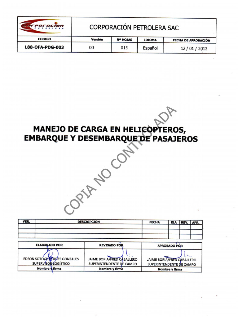 Load Handling in Helicopters Embarkation and Disembarkation of ...