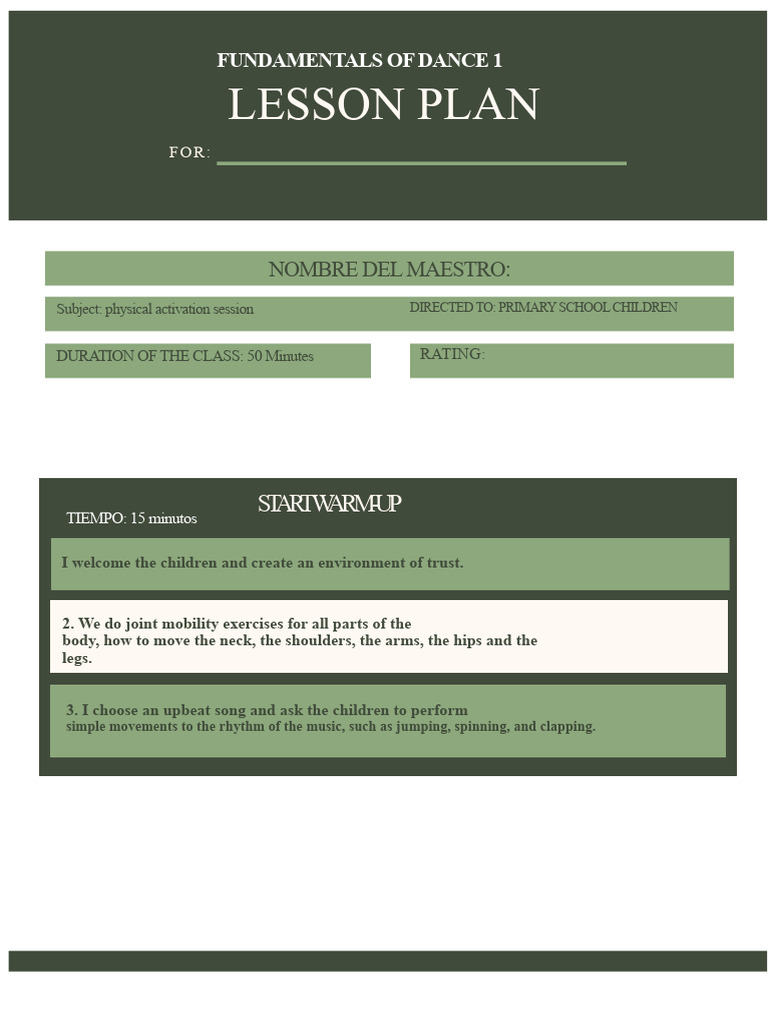 50-Minute Lesson Plan | PDF