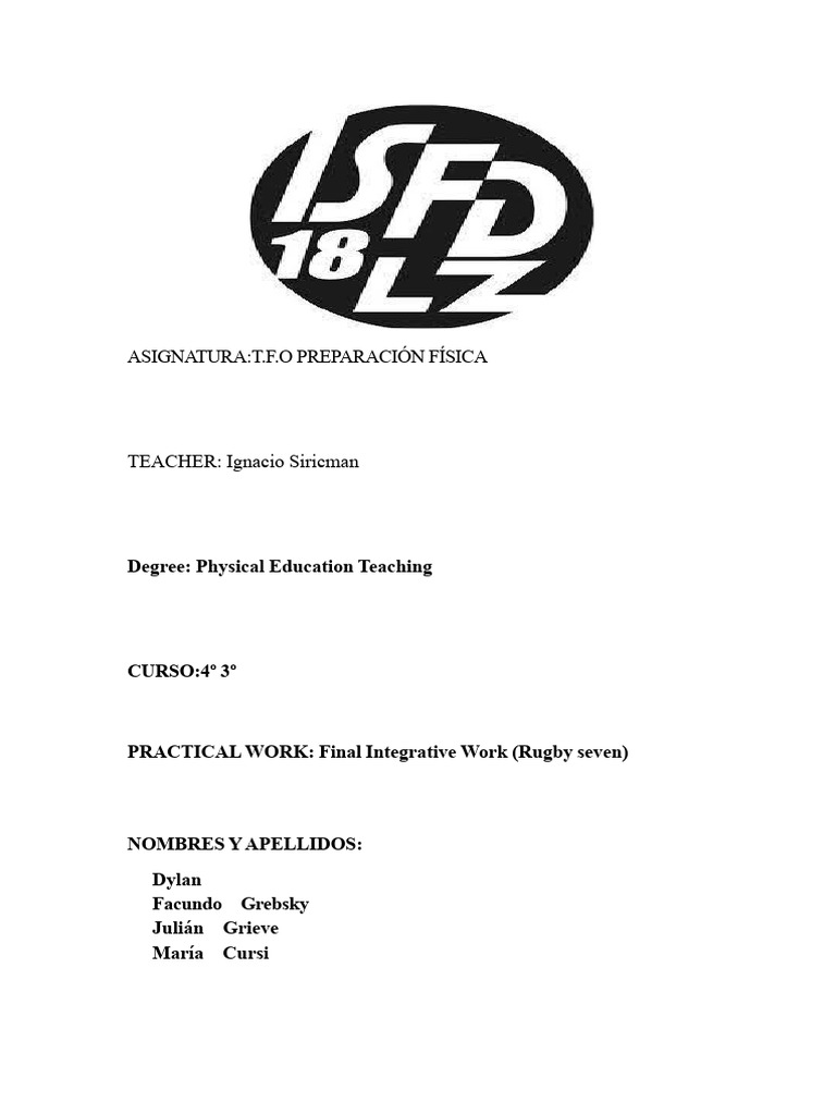 Annual Rugby Training Plan Overview | PDF | High Intensity Interval ...