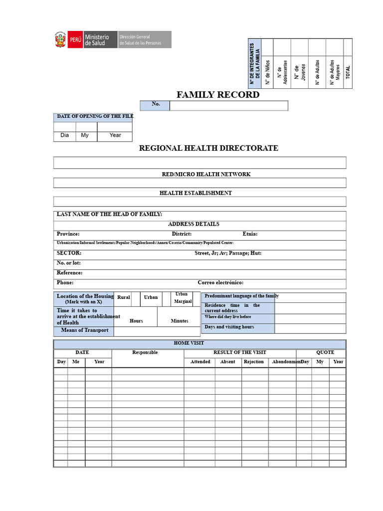 FAMILY FILE - Proposal - Final Corrected Version For Validation ...