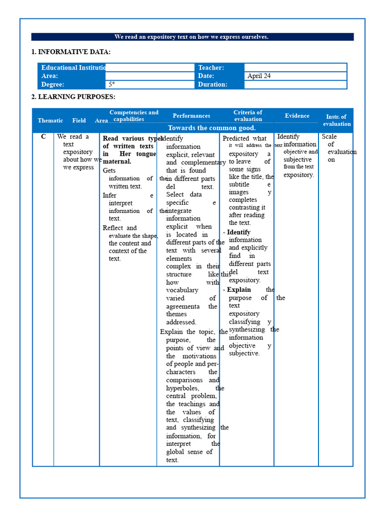 5th COM (2) WE READ AN EXPOSITORY TEXT ABOUT HOW WE EXPRESS OURSELVES | PDF | Communication ...
