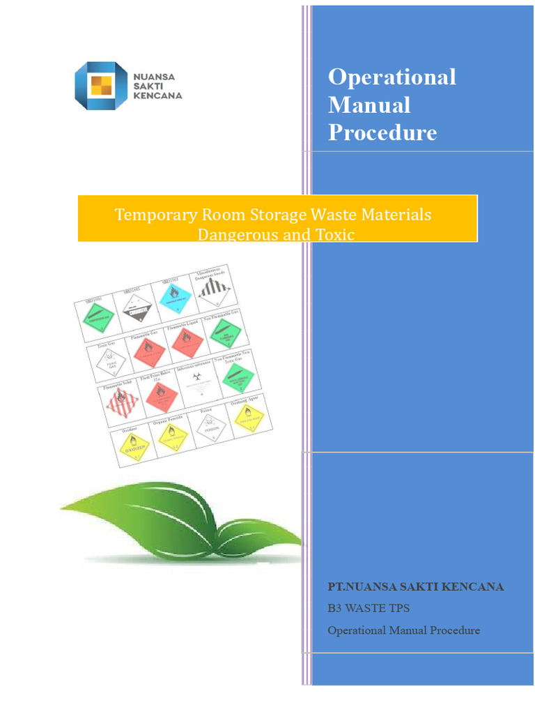 SOP For Hazardous Waste Disposal | PDF | Waste | Hazardous Waste