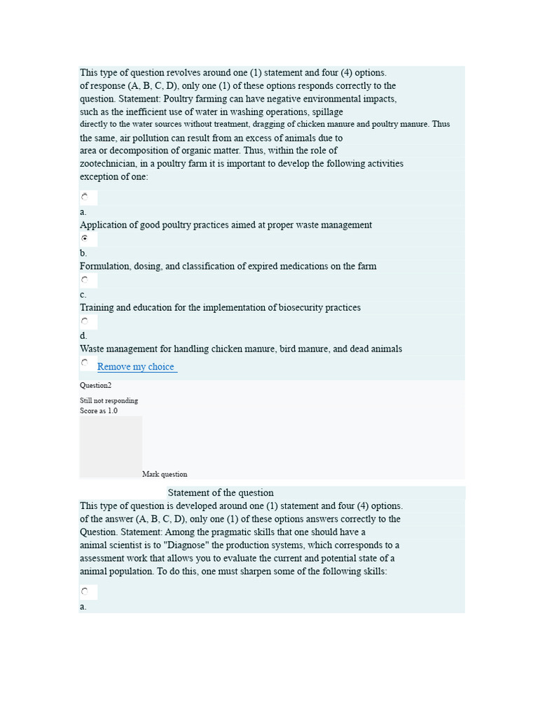 Final Zootechnics Exam | PDF