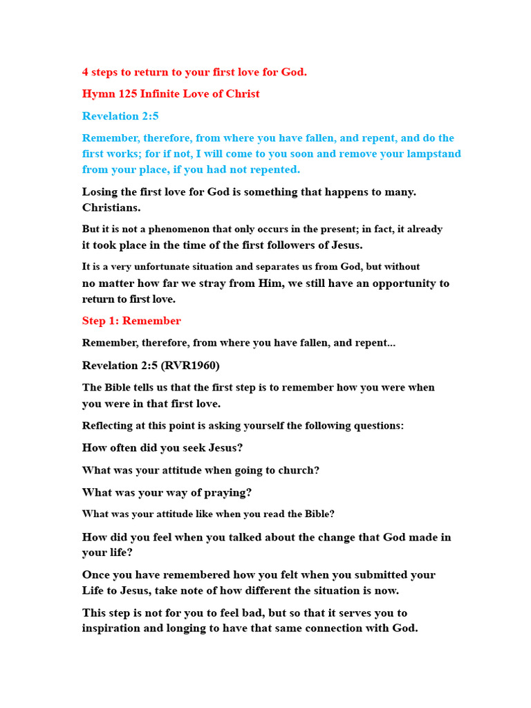 Steps To Return To God | PDF | God | Sin