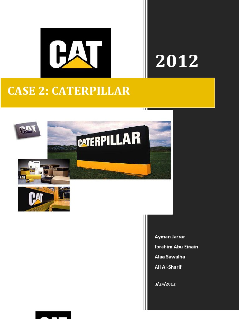 Caterpillar Case 1 | PDF | Sales | Competition