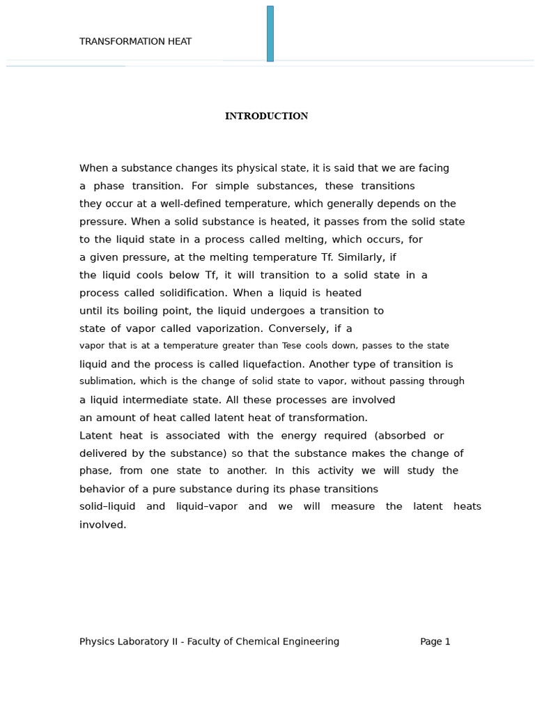 Transformation Heat | PDF | Latent Heat | Heat