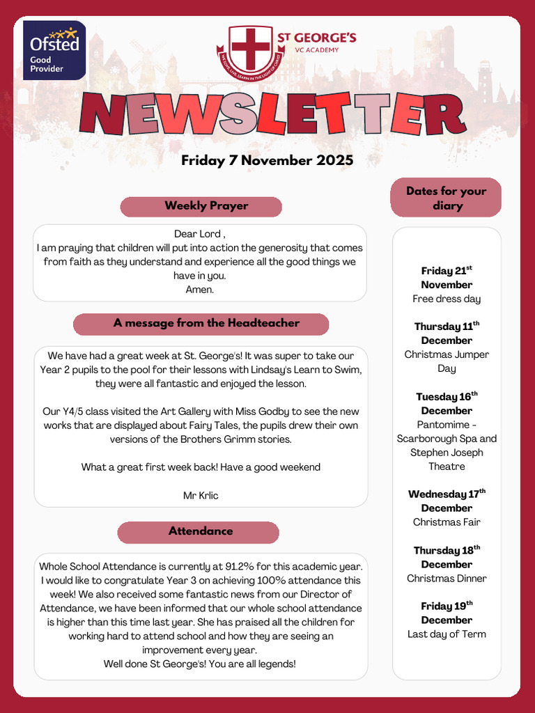 SGS Newsletter Friday 7 November 2025 | PDF