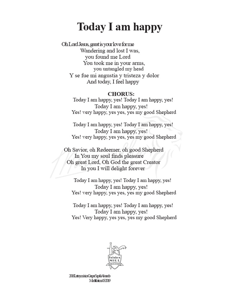 Today I Am Happy | PDF