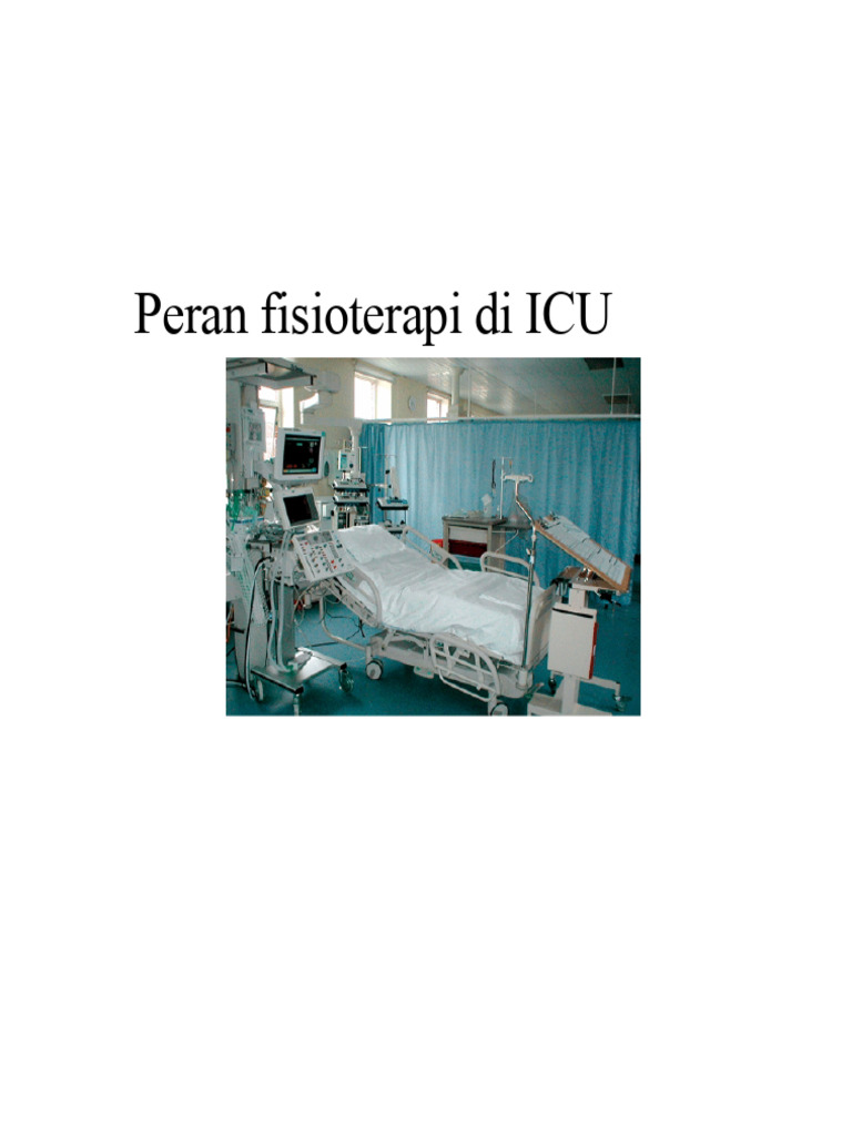Peran Fisioterapi di ICU | PDF
