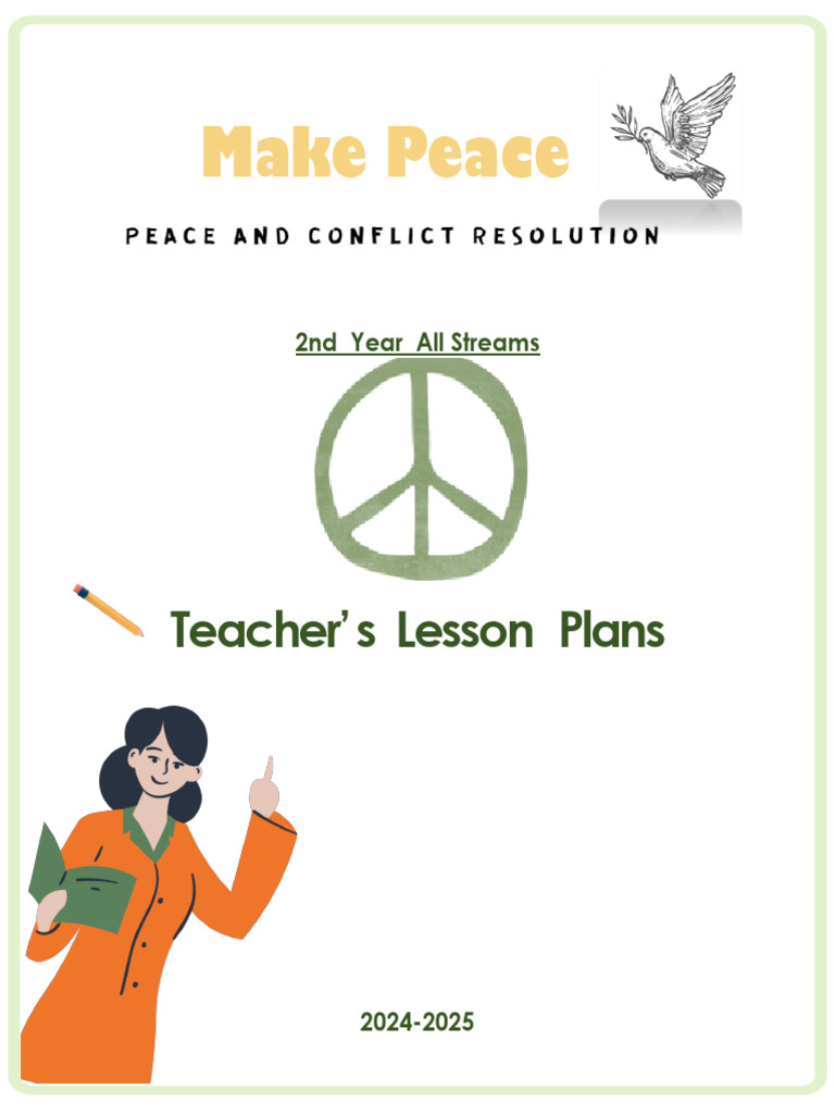 MAKE PEACE Lesson plansPDF | PDF | Reading Comprehension | Stereotypes