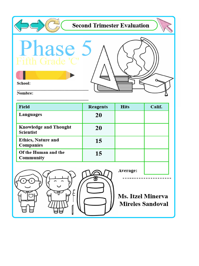 Fifth Grade Second Trimester Evaluation | PDF | Reproduction | Sexual ...
