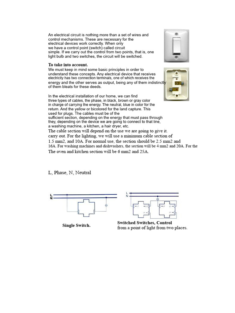 Electrical Switch Diagrams | PDF | Switch | Electrical Connector