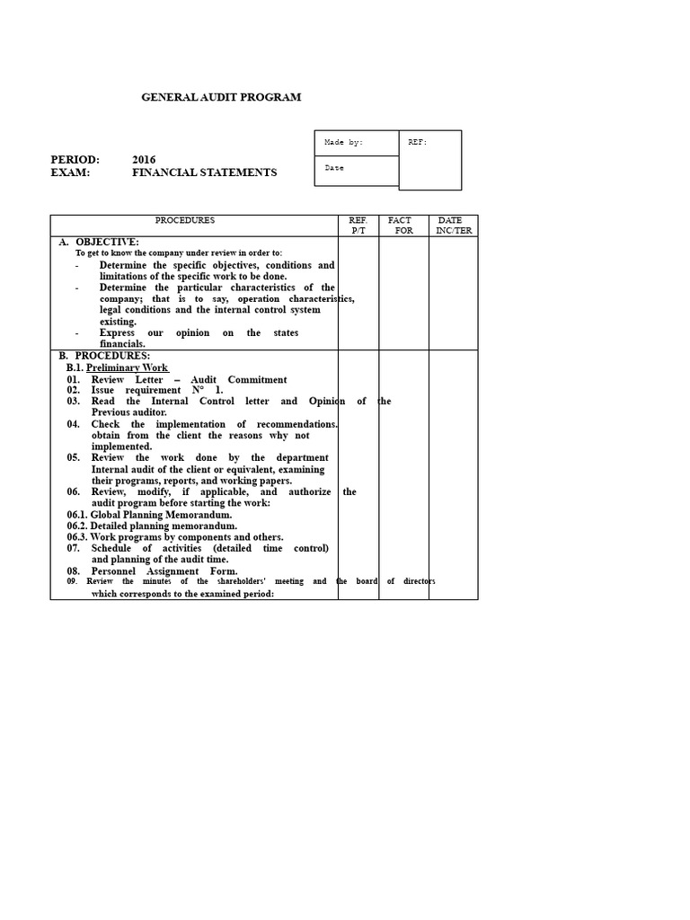 Practical Case Audit Planning | PDF | Audit | Statistics