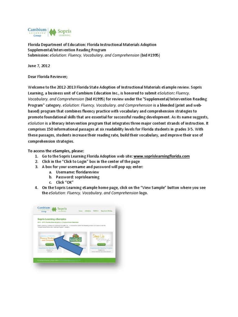 Esolution Letter | PDF | Reading Comprehension | Communication