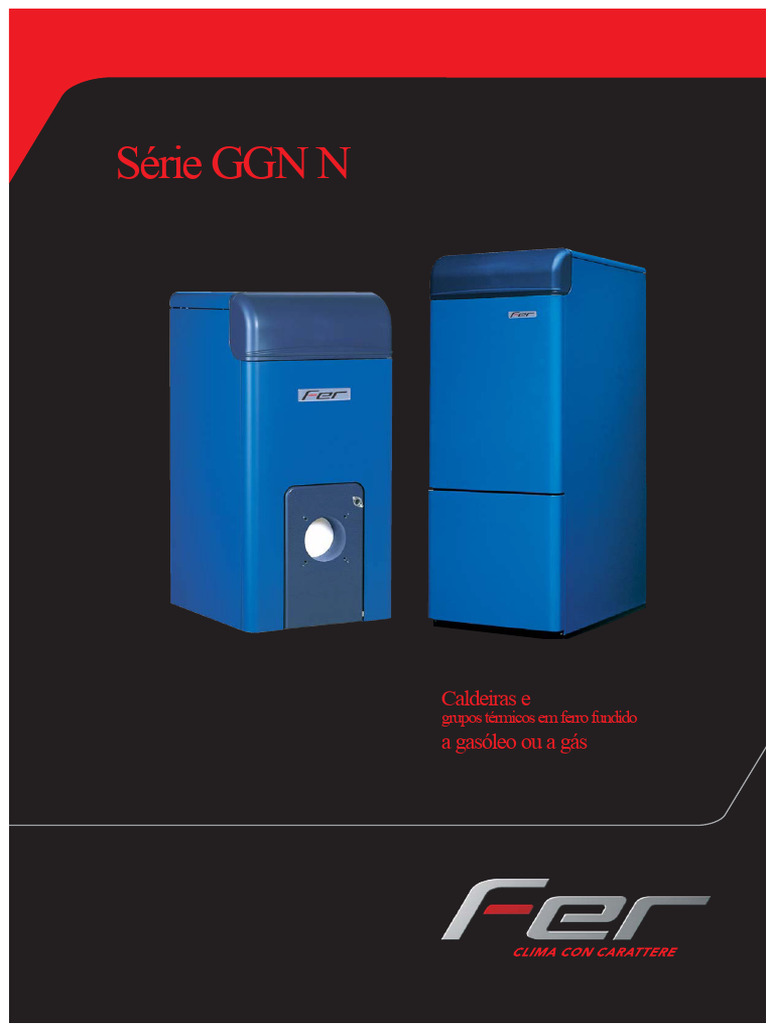 FER Ficha Técnica Caldeira Ferro Fundido GGN N GGNK N | PDF | Caldeira ...
