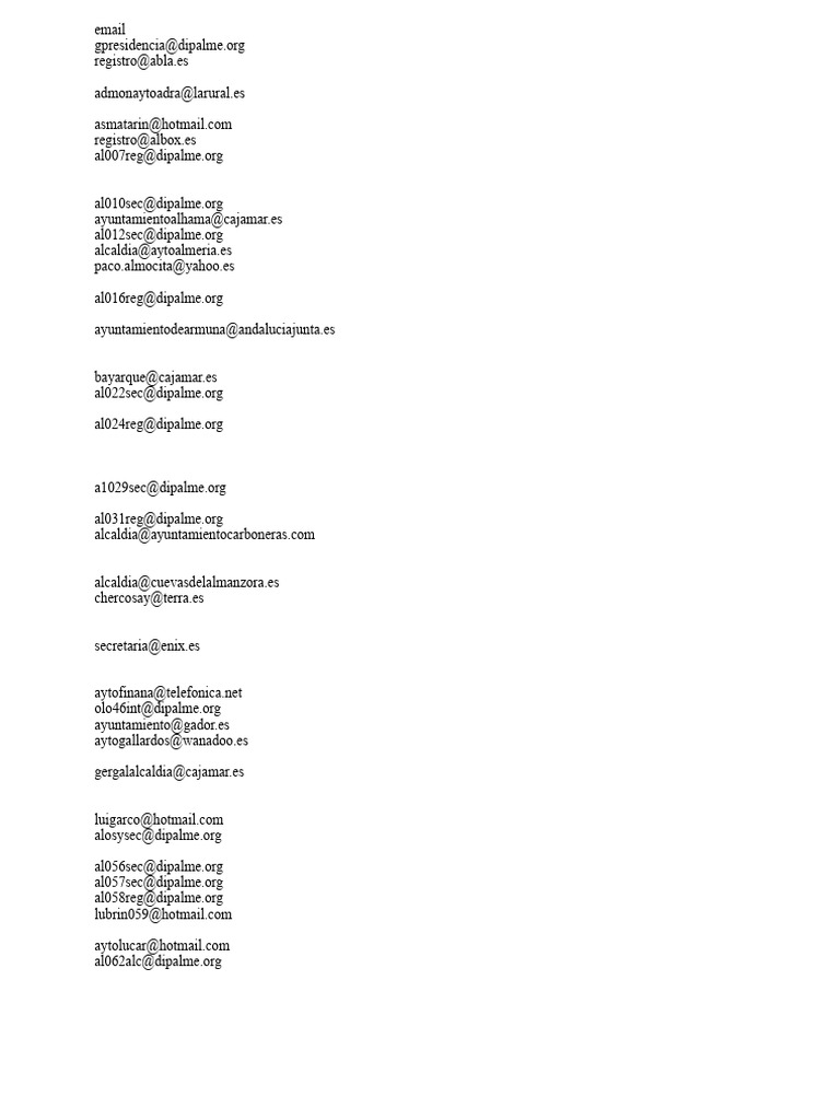 Lista de Emailuri Ale Primăriilor | PDF