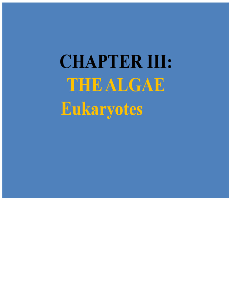 Eukaryotic Algae 2 | PDF | Algae | Sexual Reproduction