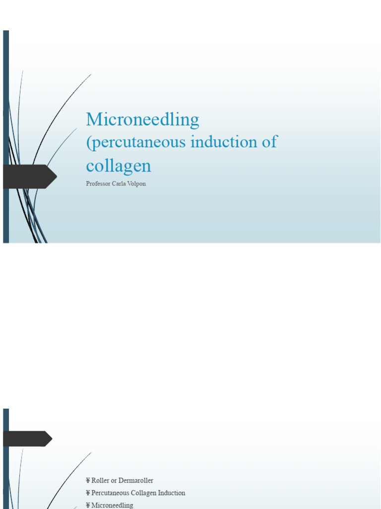 Microneedling Class | PDF | Wound Healing | Inflammation