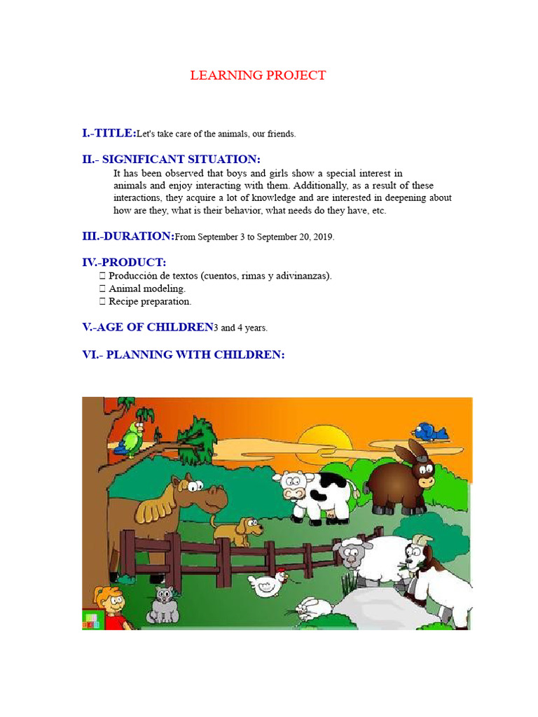 2022 Animal Project | PDF | Legends | Learning