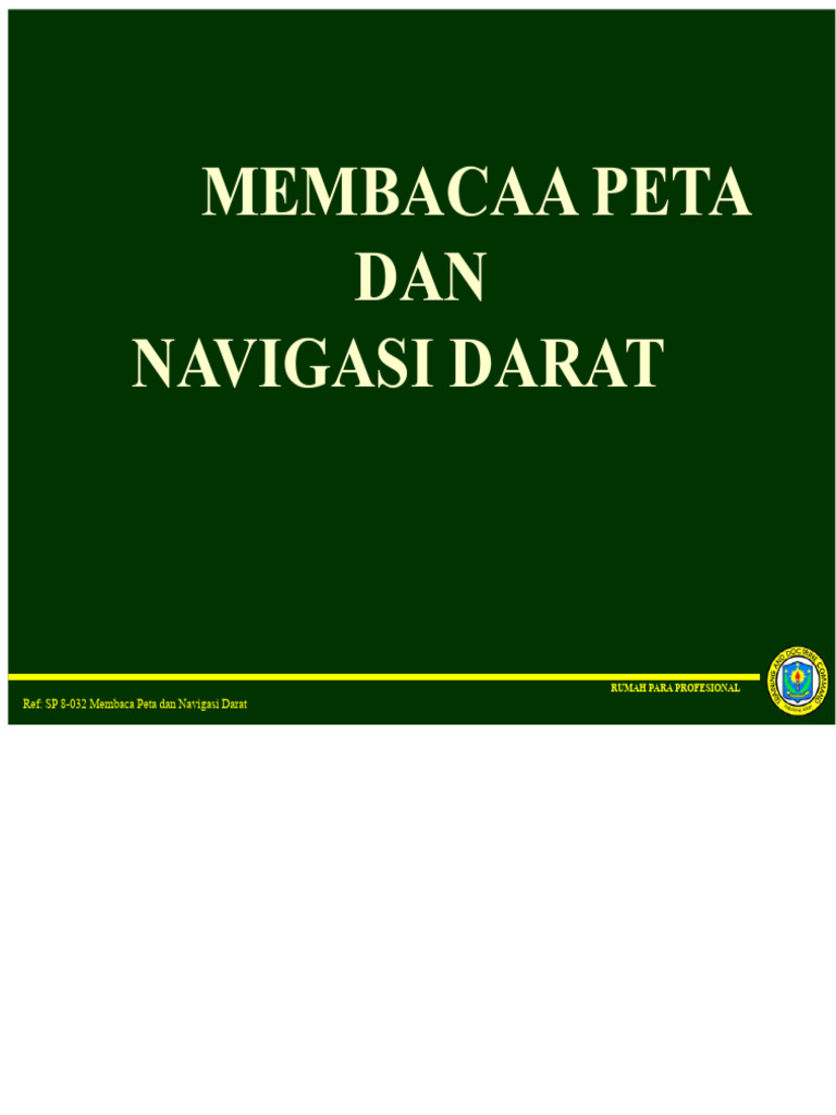 Panduan Membaca Peta dan Navigasi Darat | PDF